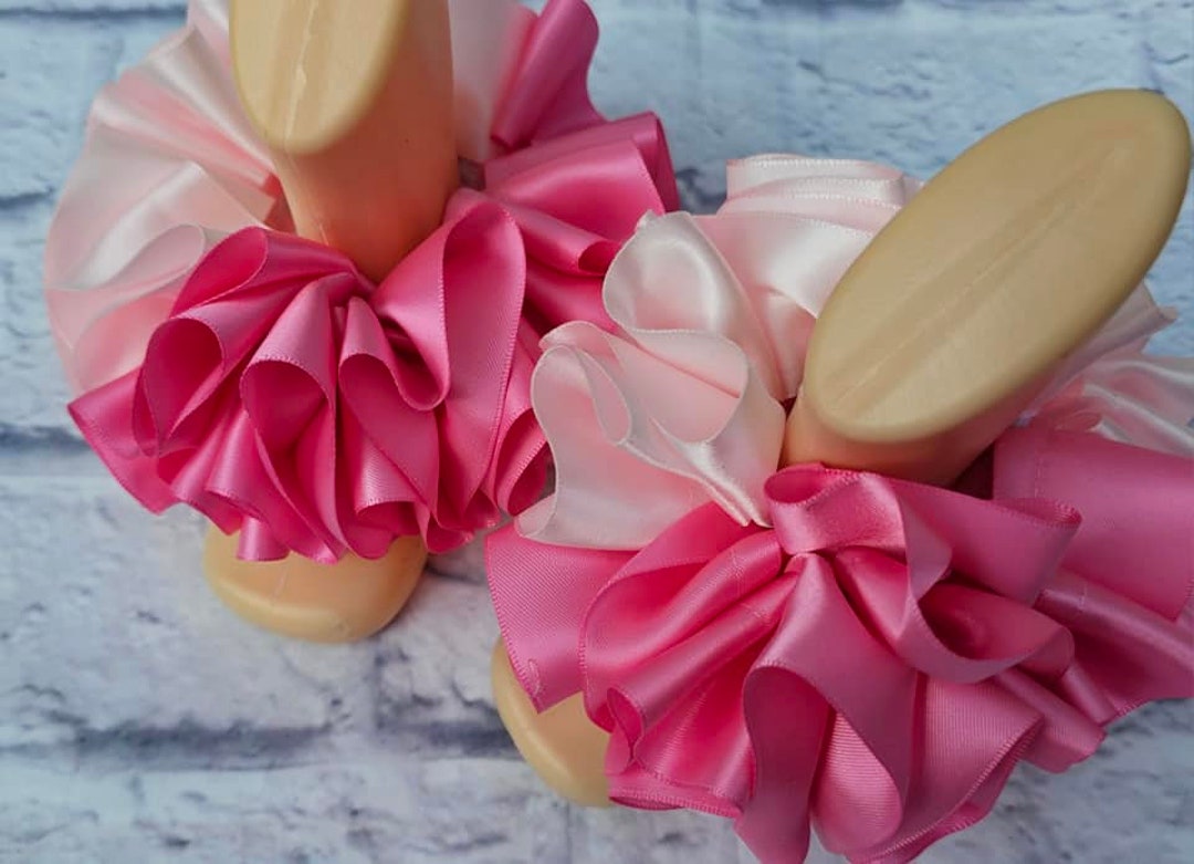 Anklets Ruffle Tutu Socks Pink and Light Pink Baby Anklets Girls ...