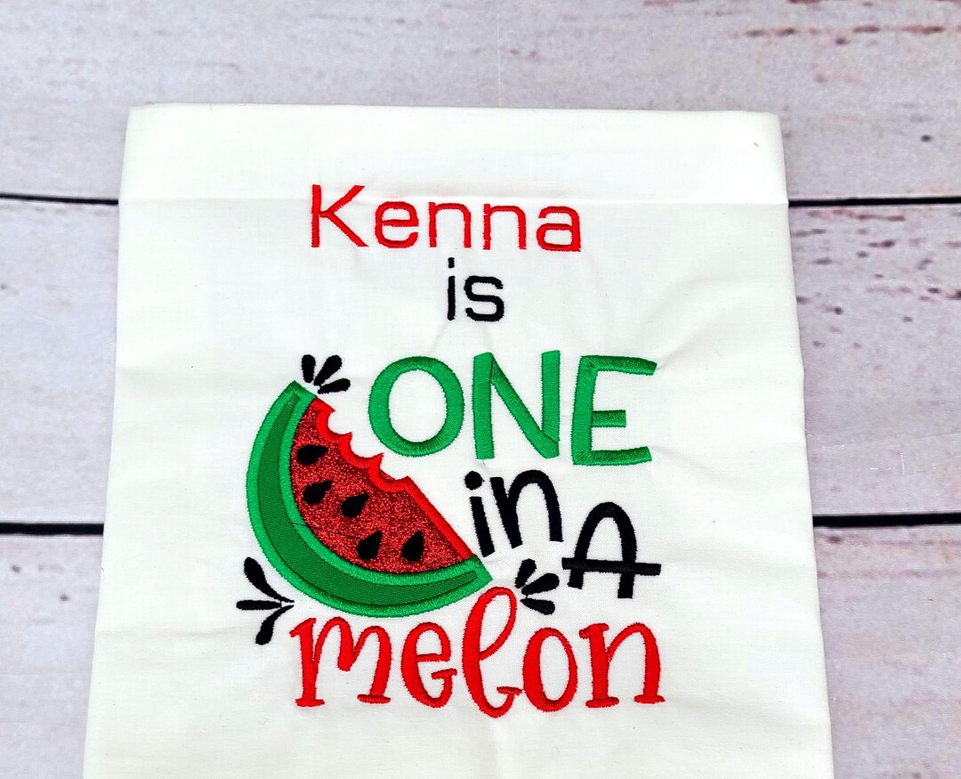 One in a Melon Birthday Shirt Personalized Shirt Watermelon Birthday1st ...