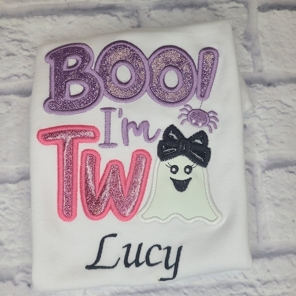 Boo Im Two Svg - Etsy