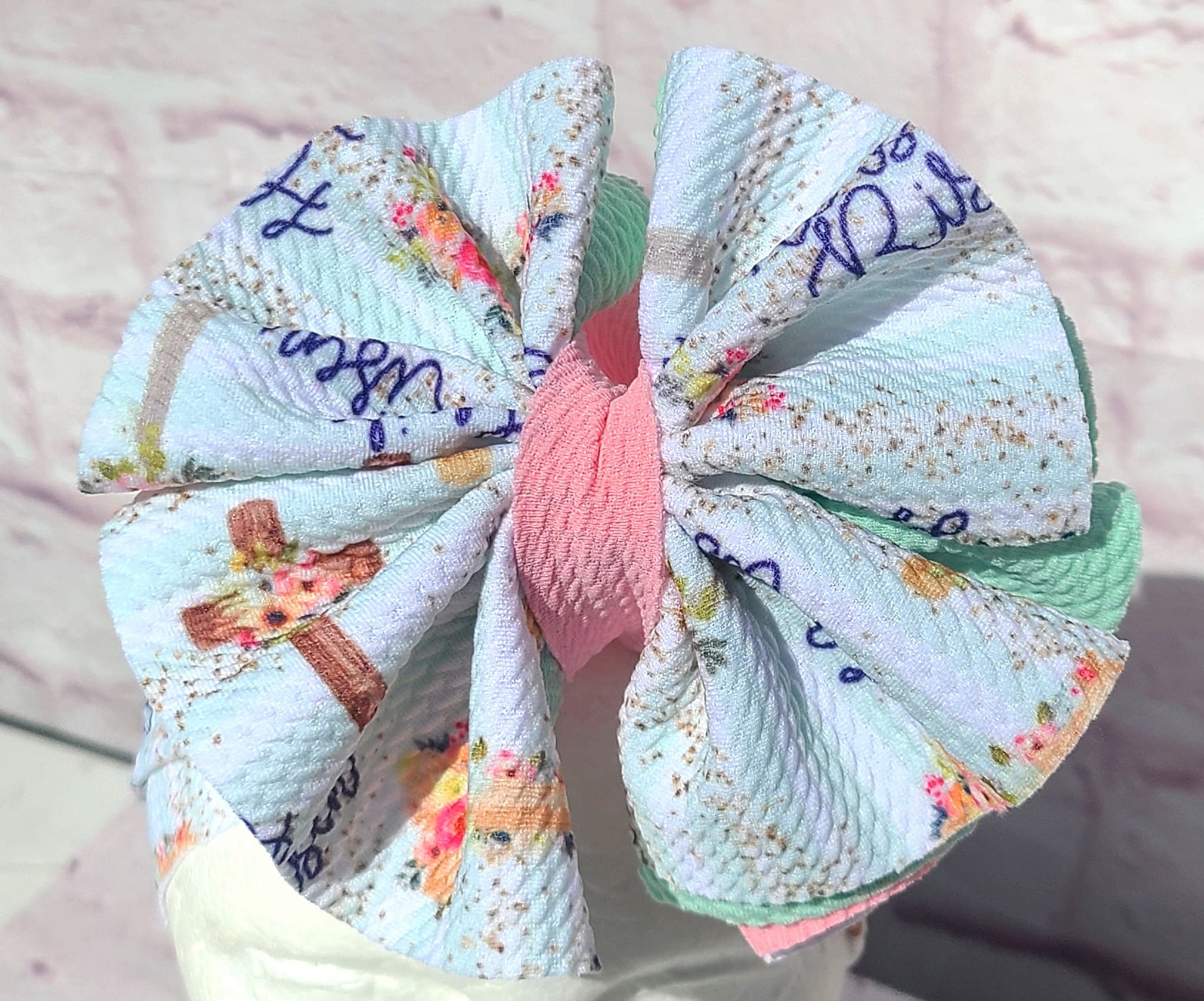 Easter Head Wrap Easter Headband Shredded Headband Cross Head Wrap ...