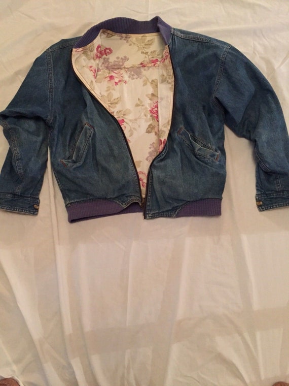 Vintage baseball denim jacket - Gem