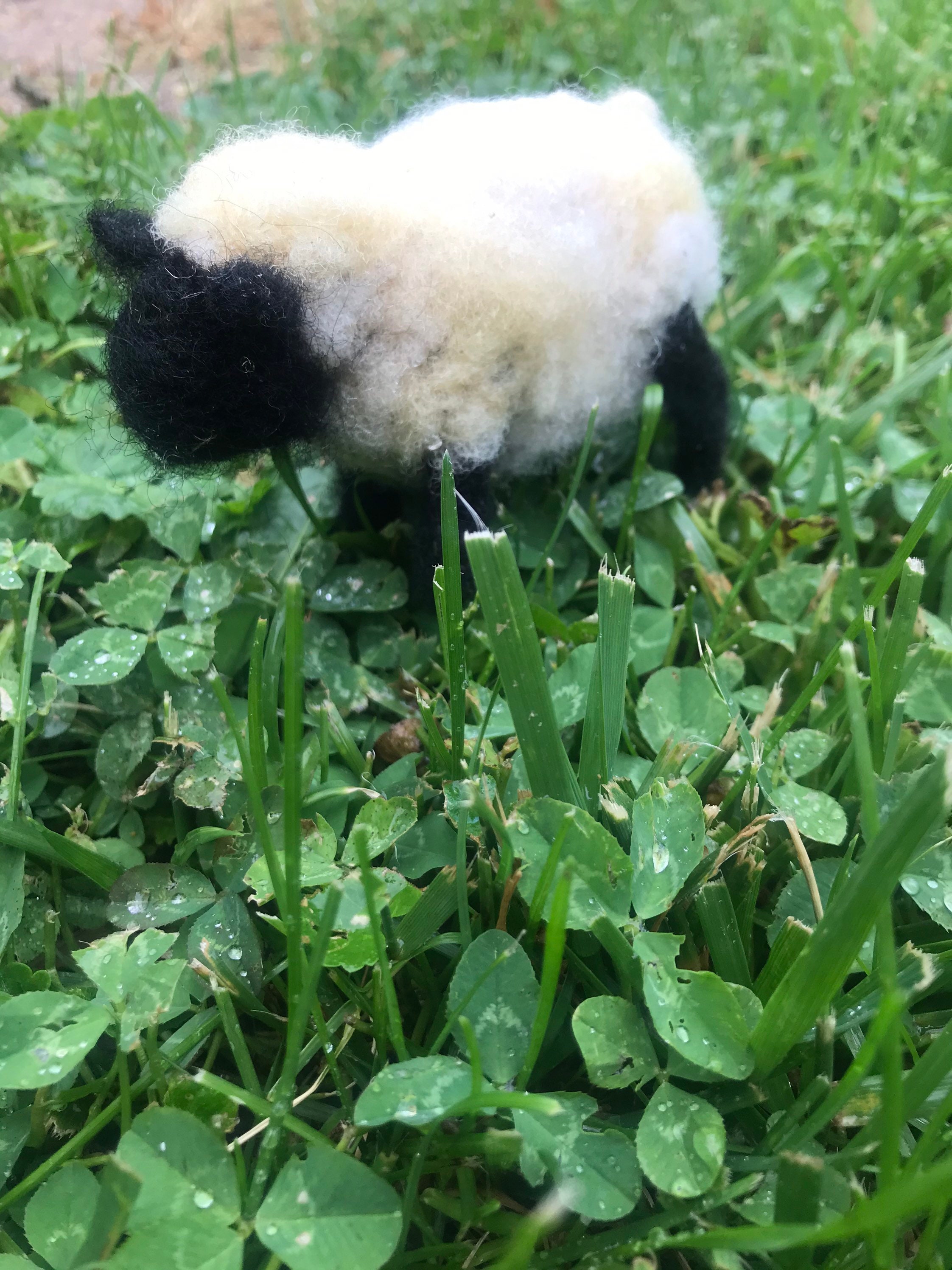Clun Forest Felted Wool Sheep - Etsy