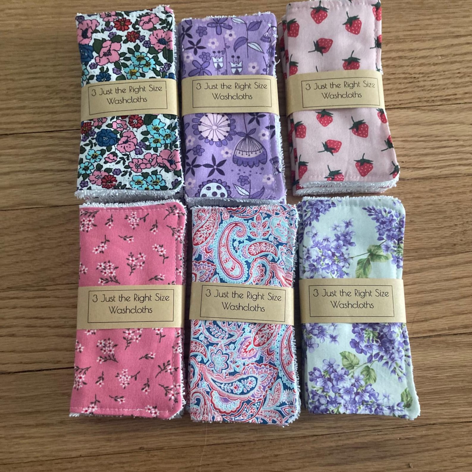 Reusable Face Wipes Washcloth 3 Pack - Etsy
