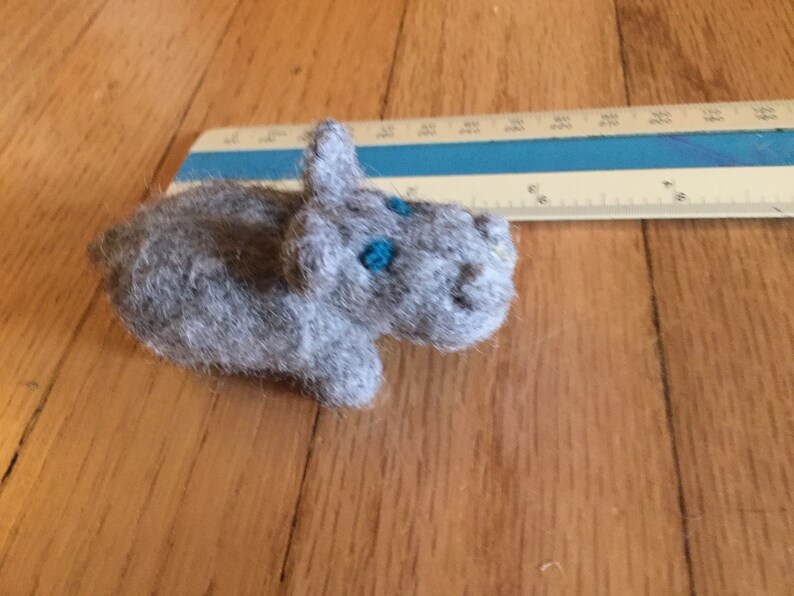 Needle Felted House Hippo - Etsy