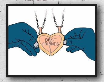 Best Friends Forever PNG - Etsy