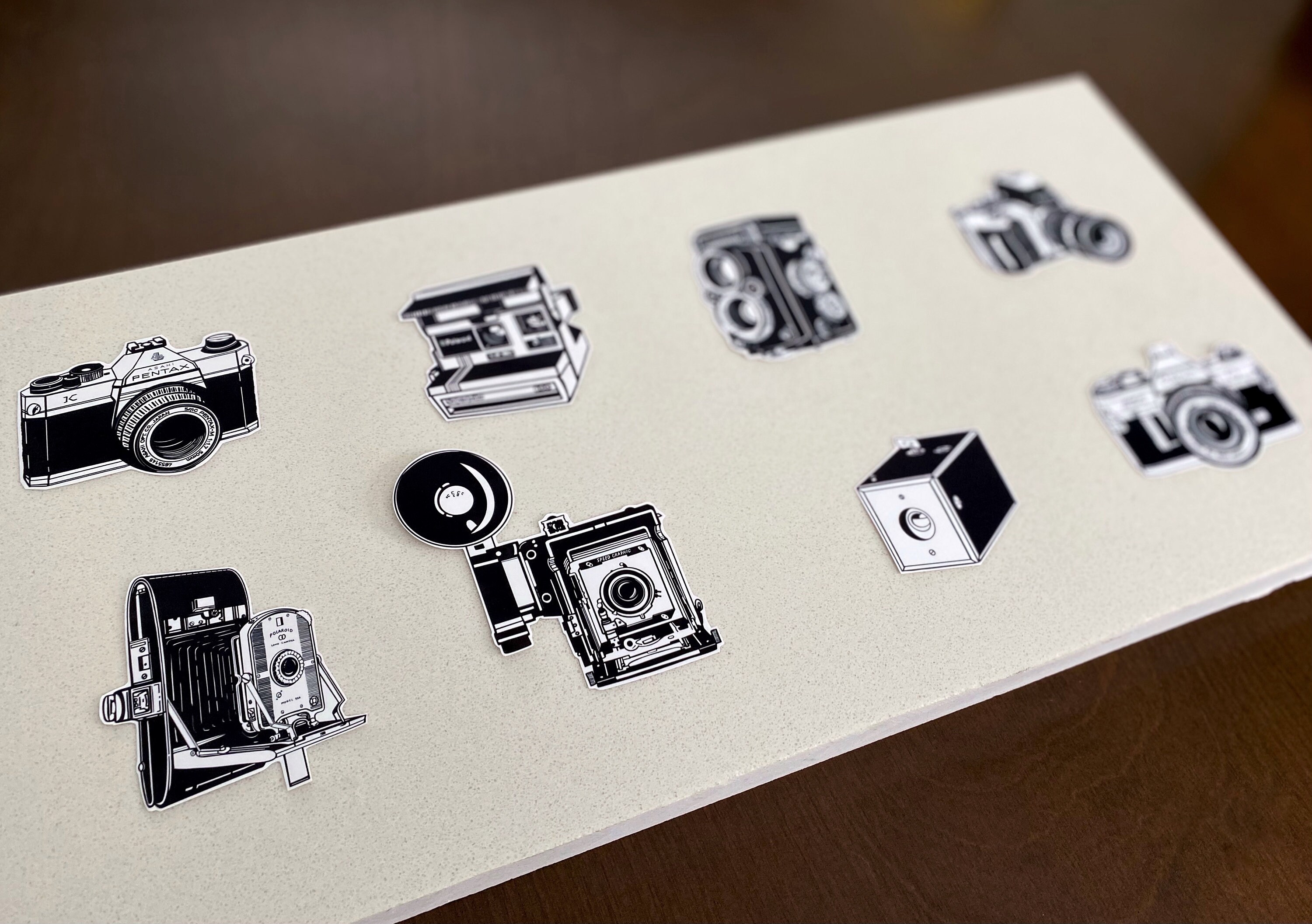 Camera History Sticker Pack | Etsy