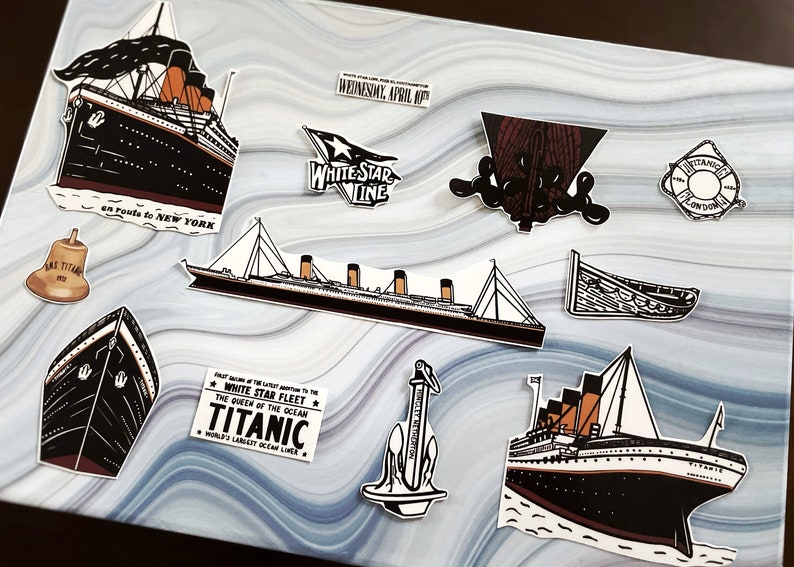 Titanic Sticker Pack - Etsy