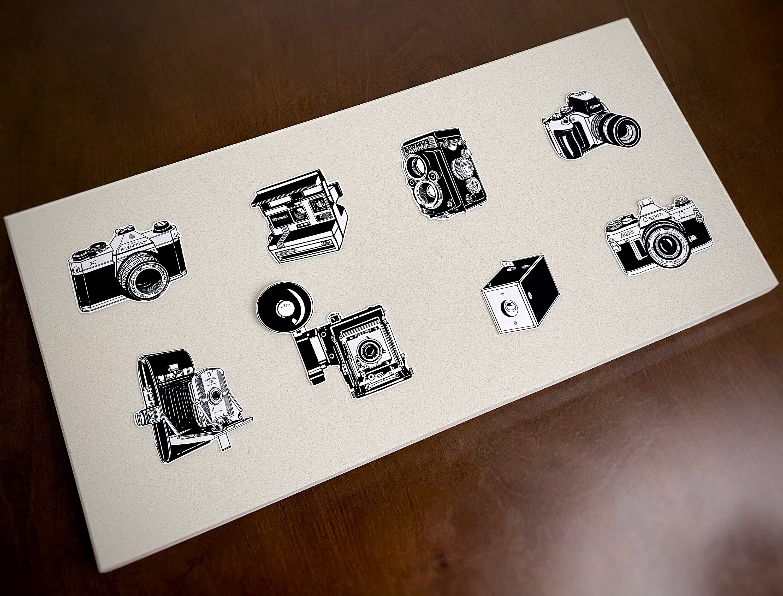 Camera History Sticker Pack | Etsy