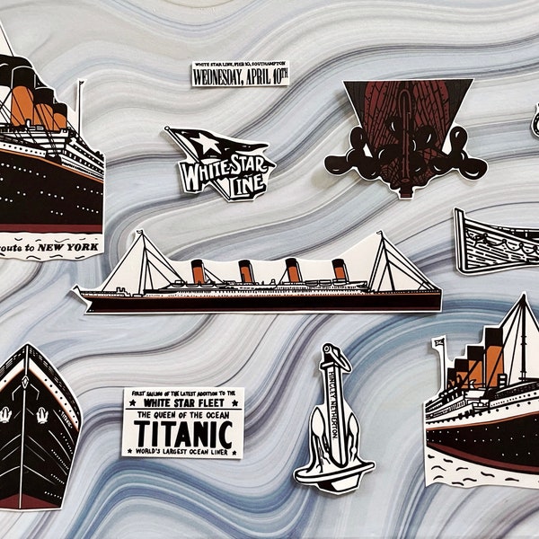 Rms Titanic Stickers - Etsy