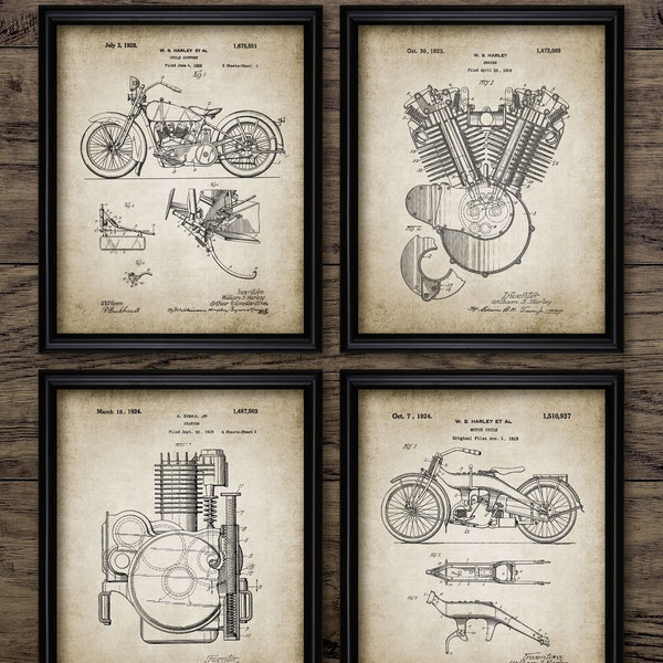 Motorcycle Printable - Etsy