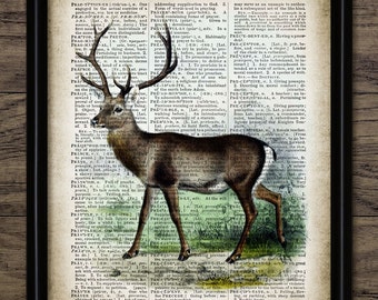 Deer hunting art | Etsy