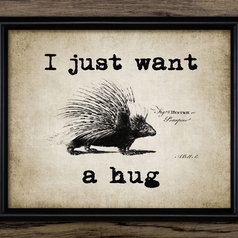 Hug Print - Etsy
