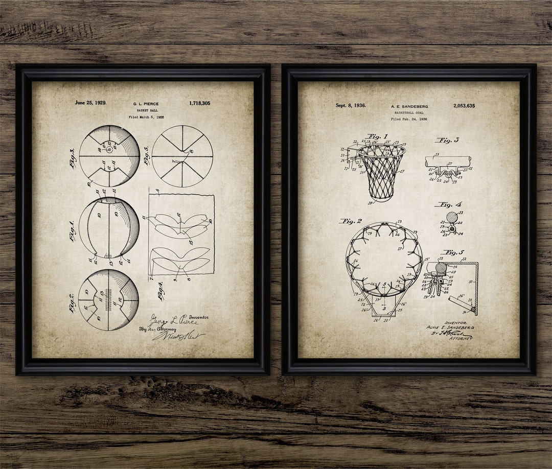 Basketball Wall Art Set of 2, Printable Basketball Sport, Hoop ...