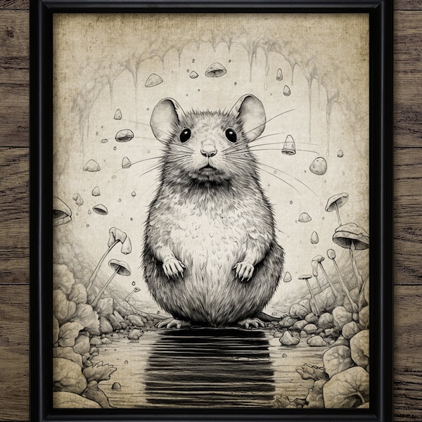 Whimsical Mouse - Etsy