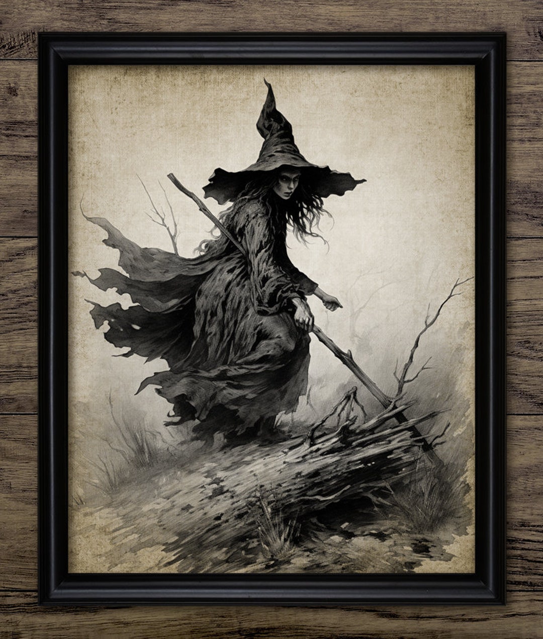 Witch Wall Art, Printable Witchcraft, Supernatural, Black Magic ...