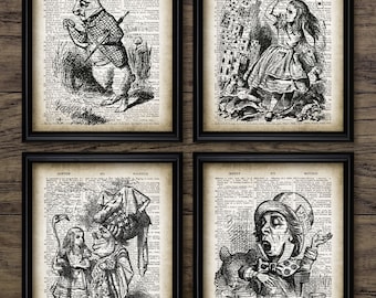 Alice in Wonderland Deck Cards Set - Etsy