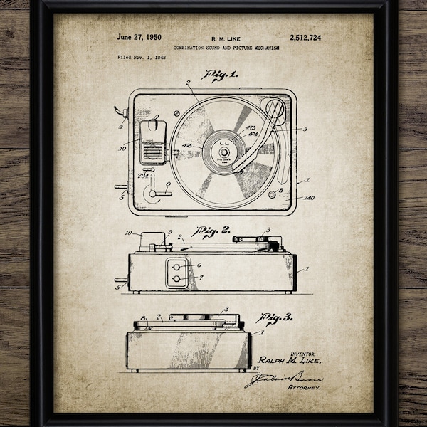 Turntable Design Art - Etsy