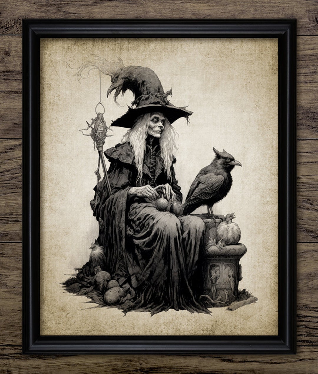 Witch Wall Art, Printable Witchcraft, Supernatural, Black Magic, Witch ...