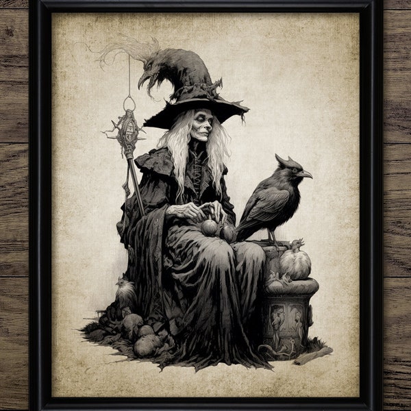Witch Print - Etsy