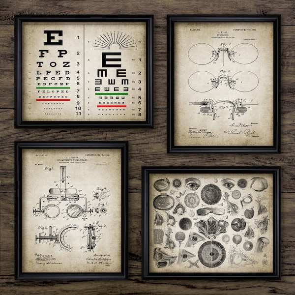 Vintage Eye Chart - Etsy