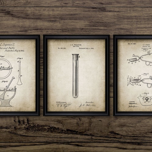 Science Laboratory Wall Art Set of 3 Printable Science - Etsy