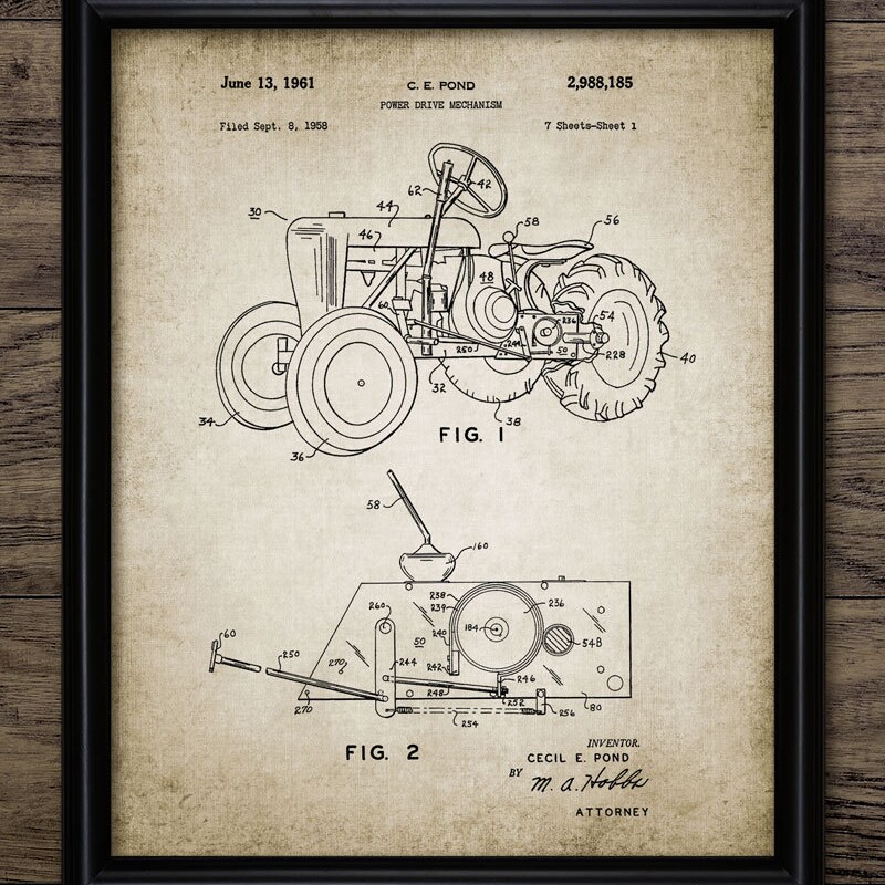 Tractor Wall Art - Etsy