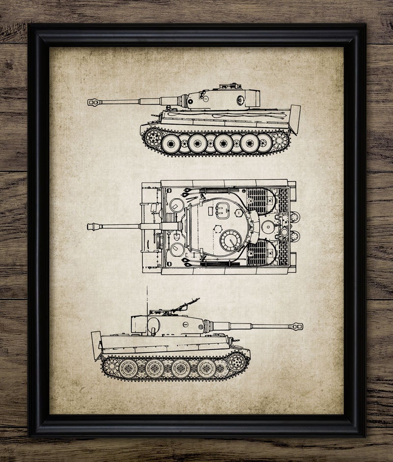 Tiger Tank Blueprints