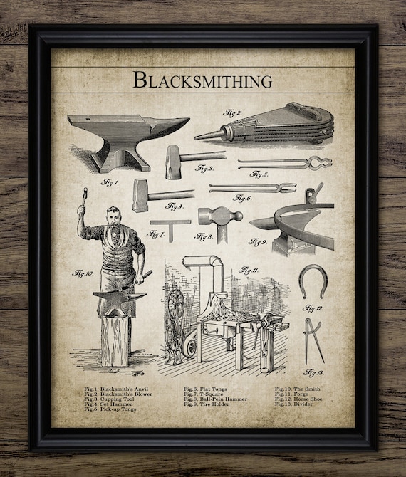 Blacksmith Tool Drawing