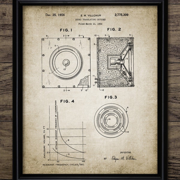 Speaker Wall Art - Etsy