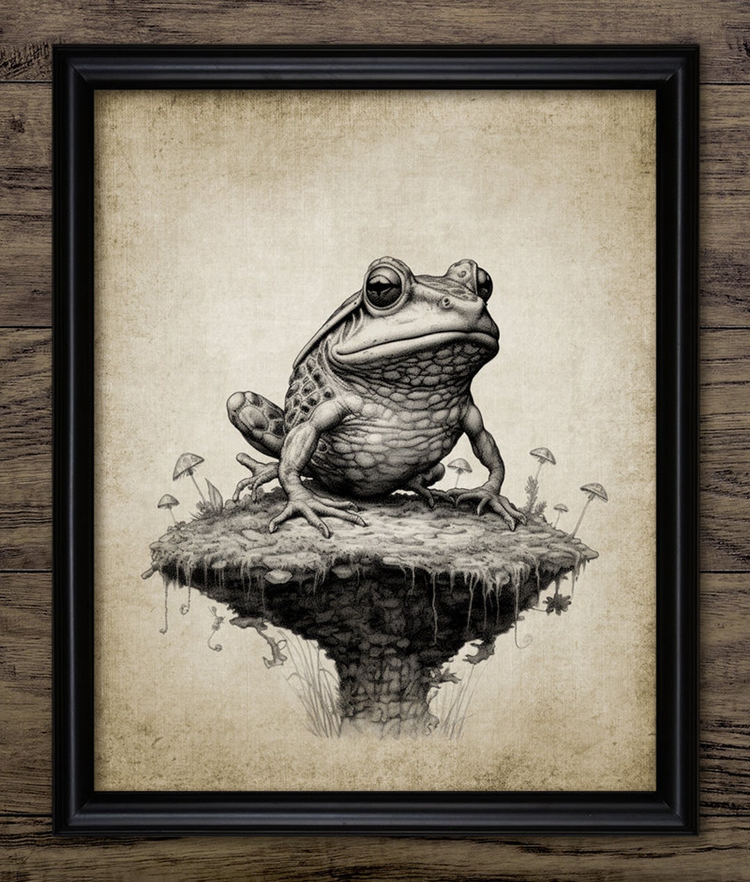 Whimsical Frog Wall Art, Printable Frog, Amphibian, Tree Frog, Cute ...