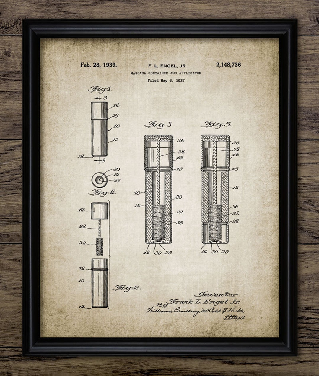 Mascara Wall Art, Printable Beauty, Cosmetics, Ladies Fashion ...