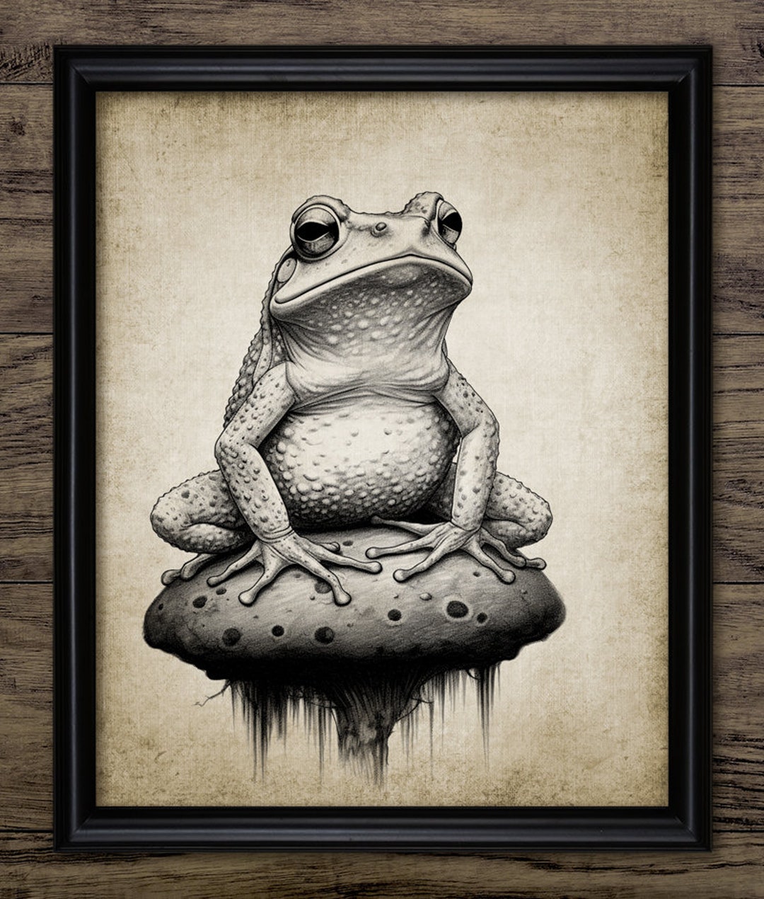 Whimsical Frog Wall Art, Printable Frog, Amphibian, Tree Frog, Cute ...