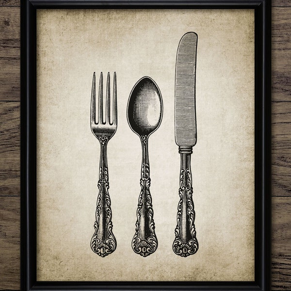 Vintage Cutlery Art - Etsy