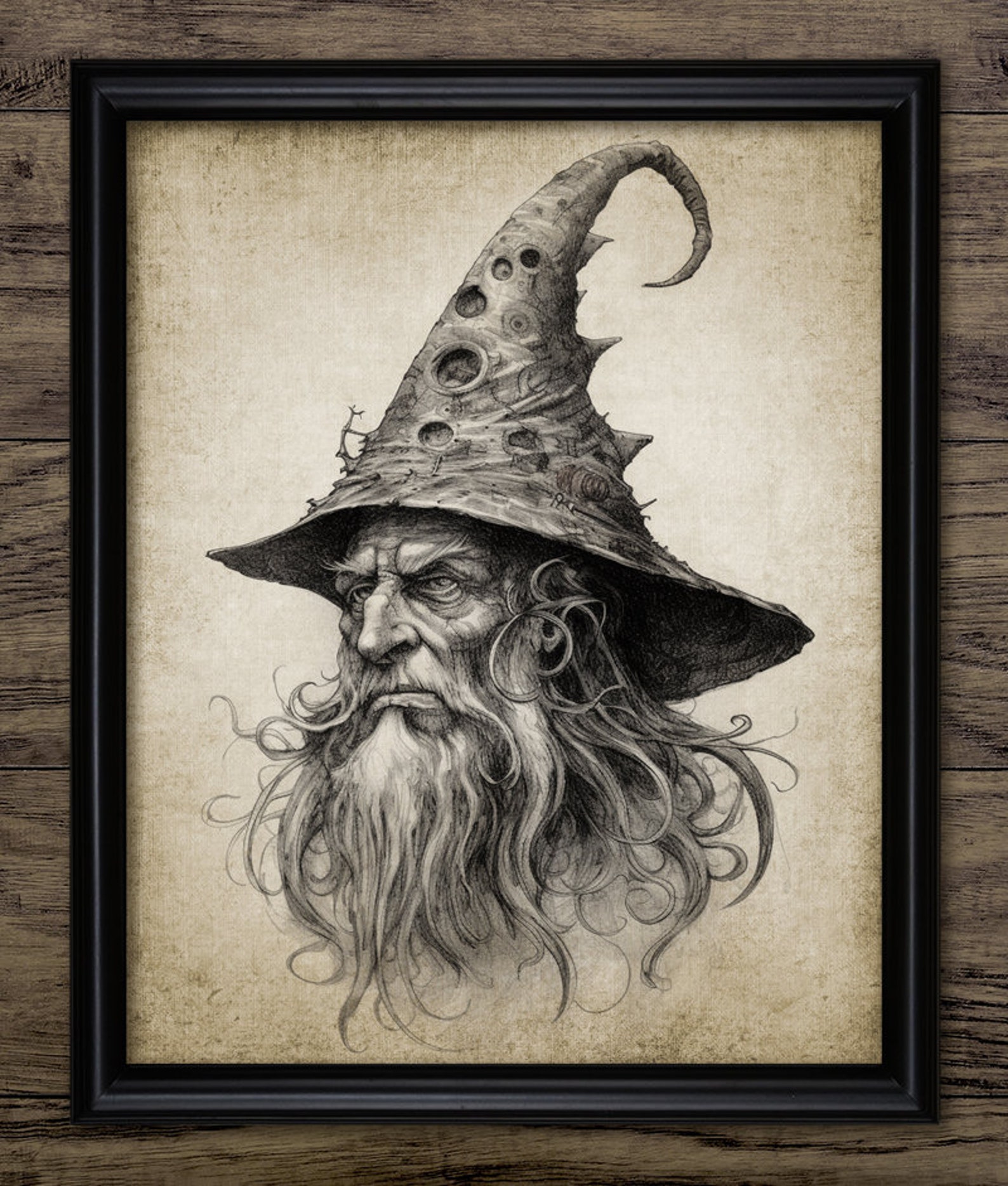 Wizard Wall Art Printable Fantasy Witchcraft Wizardry Magic - Etsy