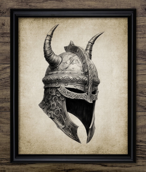 Viking Helmet Drawings