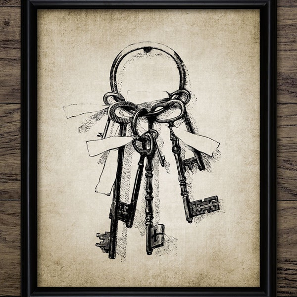 Keys Wall Art - Etsy