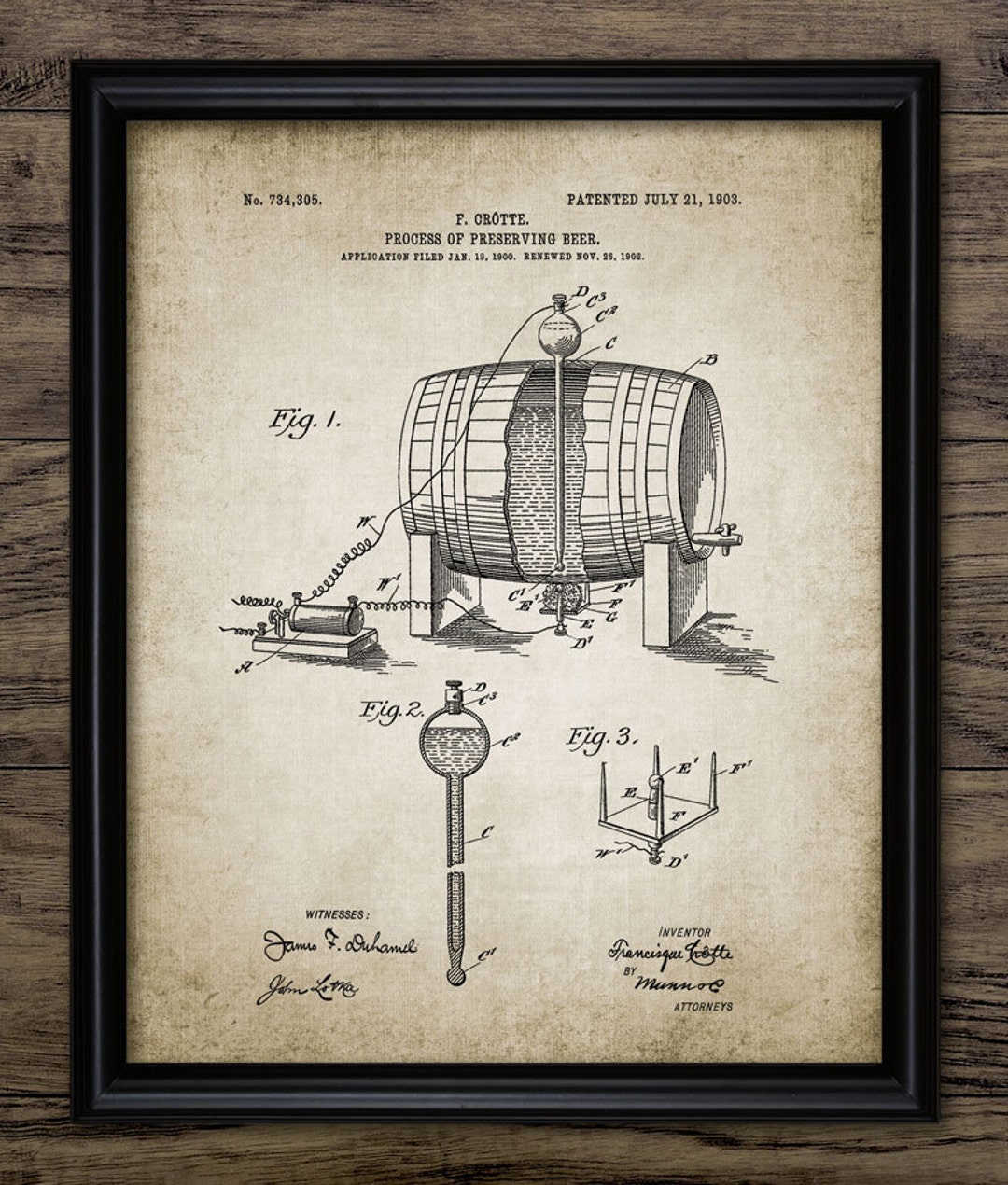 Beer Brewing Wall Art, Printable Beer Brewing, Bar, Pub Restaurant ...
