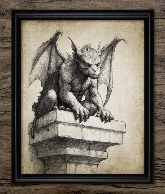 Gothic Gargoyles Wallpaper