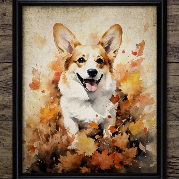 Corgi Painting - Etsy