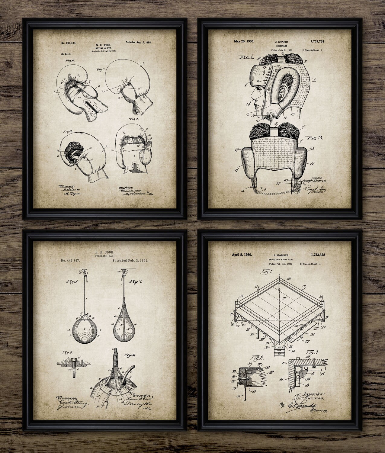 Boxing Ring Drawings