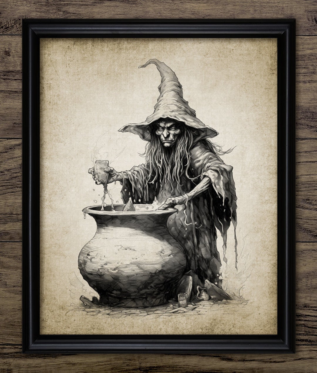 Witch Wall Art, Printable Witchcraft, Supernatural, Black Magic, Witch ...