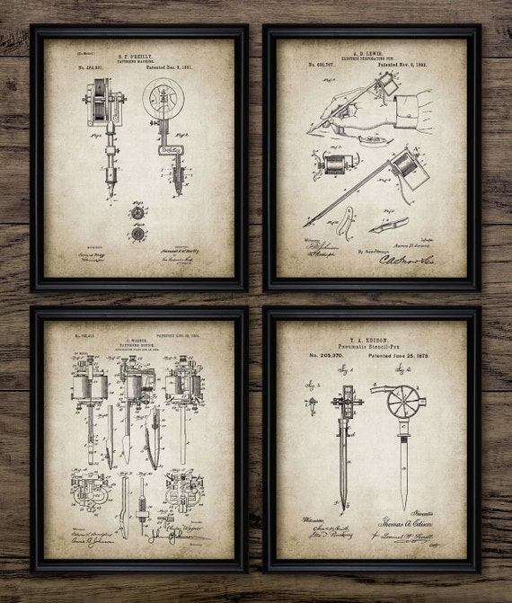 Tattoo Machine Frame Designs
