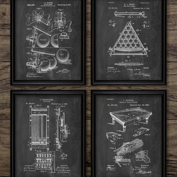 Billiards Wall Art - Etsy