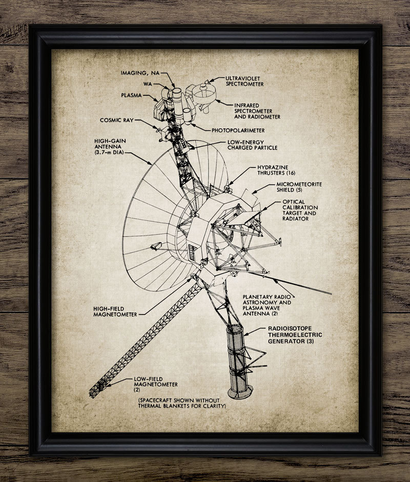 Voyager 1 Drawing