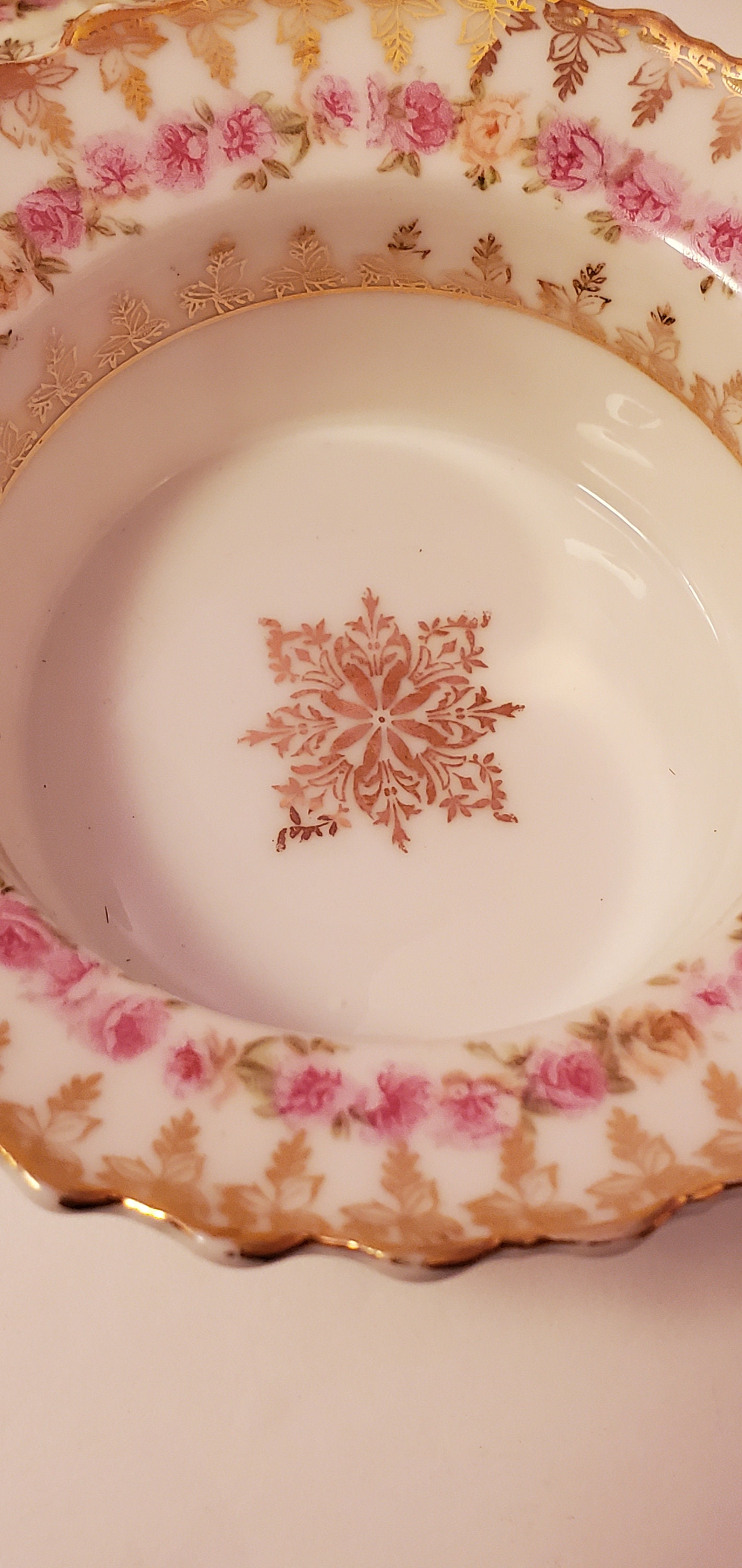 6 Victorian Custard Flan Cups Ruffle Edge Floral - Etsy