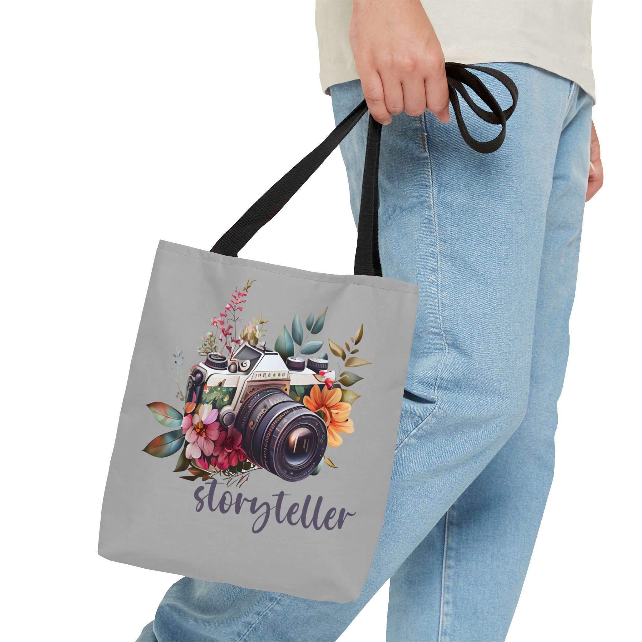 Camera Bag / Camera Tote Bag / Photographer Tote Bag / Floral Tote Bag ...