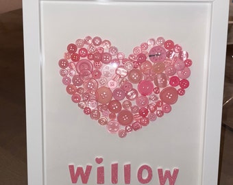 Sports Themed Button Art personalized - Etsy