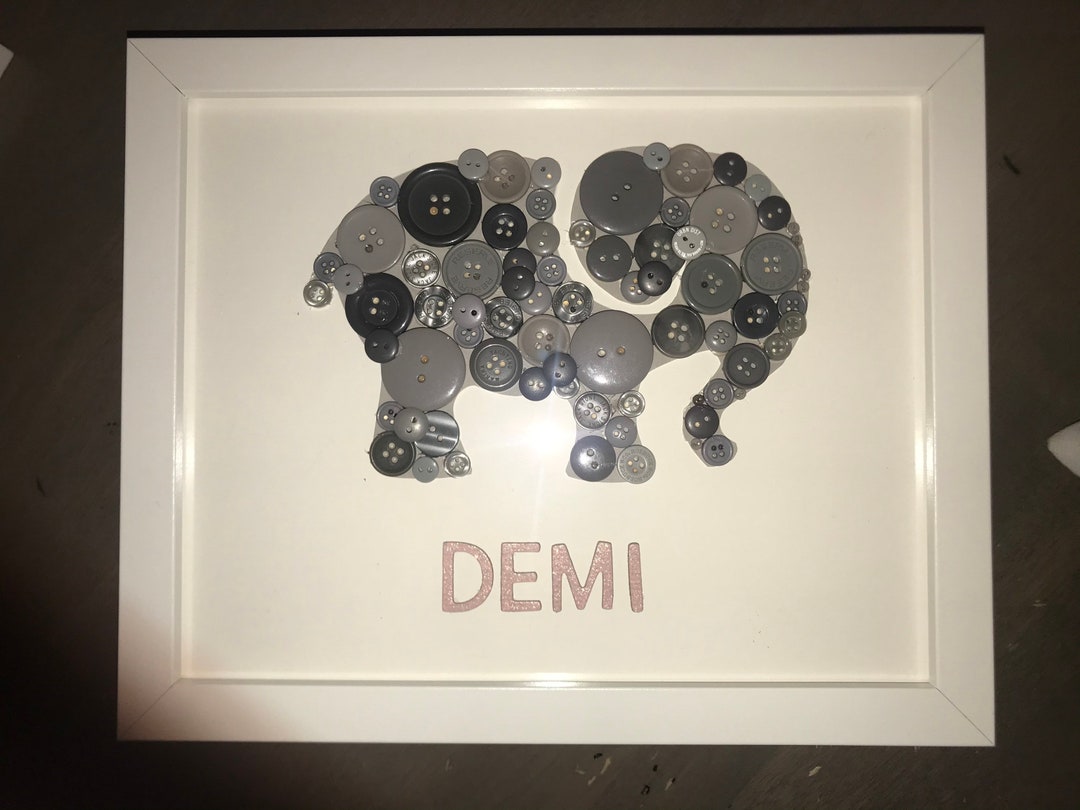 Animal Button Art - Etsy