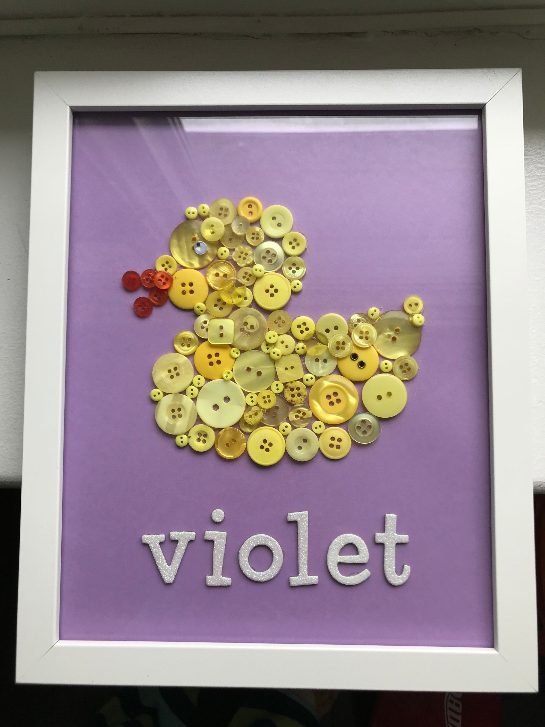 Animal Button Art - Etsy