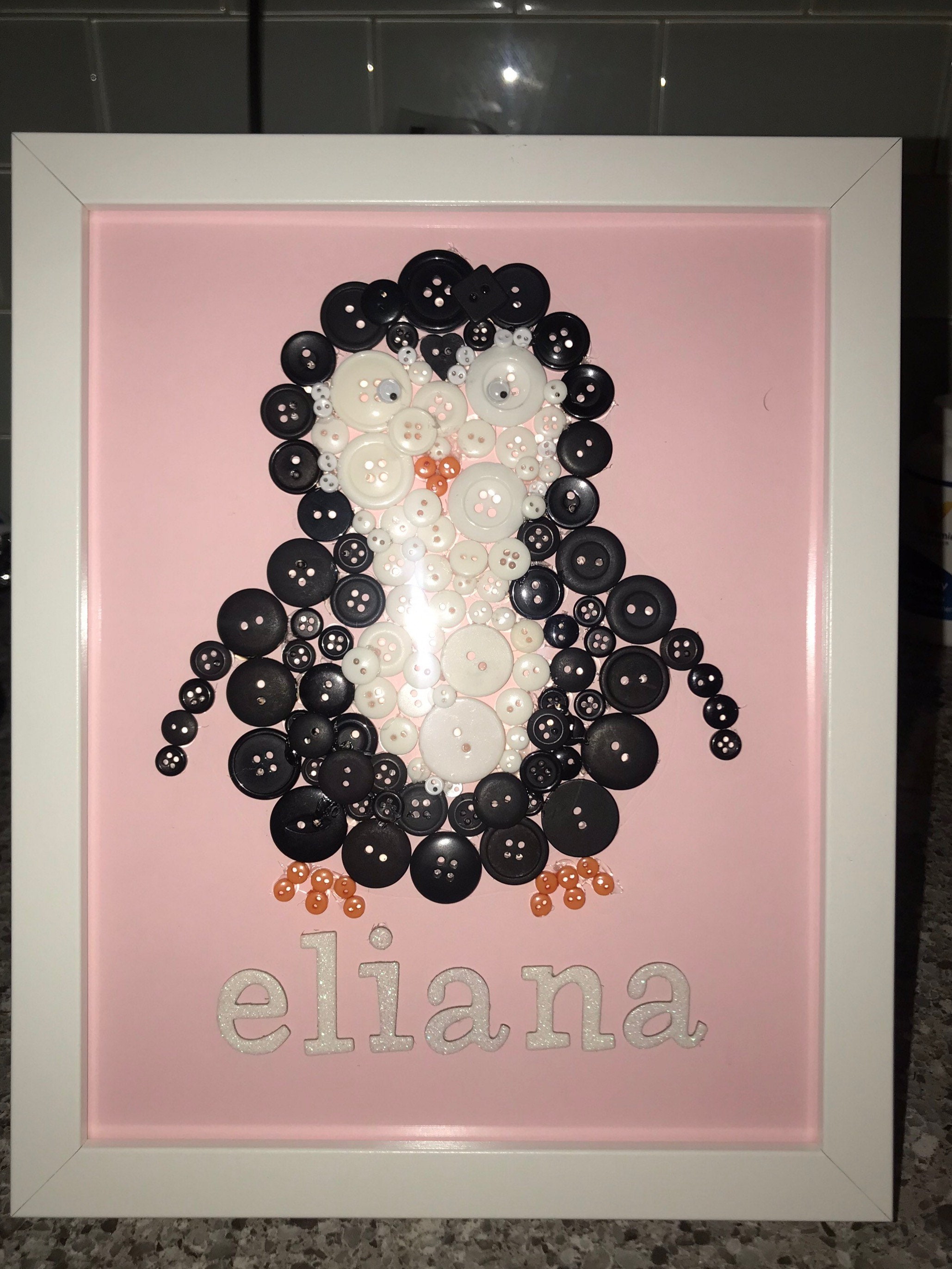 Animal Button Art - Etsy